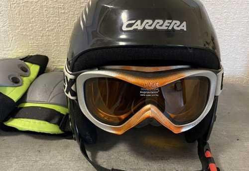 Детский горнолыжный шлем Carrera в комплекте