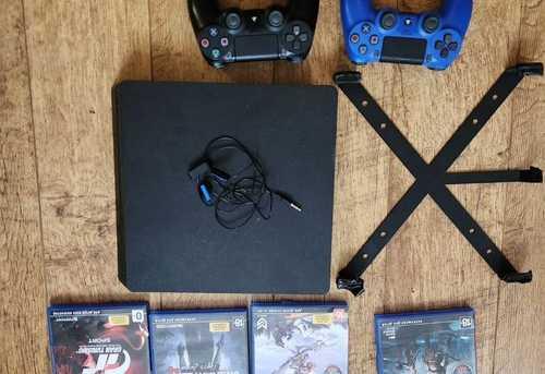 Sony playstation 4 slim 1 tb ssd 2 контроллера