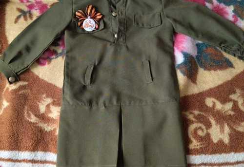 Детский военный костюм для девочки