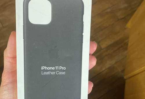 Коробка от чехла от iPhone 11 pro Leather Case
