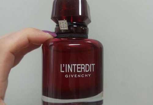 Givenchy linterdit rouge женский парфюм