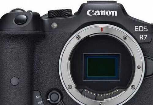 Фотоаппарат Canon EOS R7 body, черный