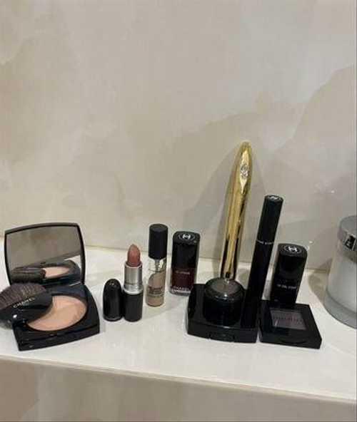 Тени chanel,Тушь chanel,пудра chanel,помада Mac