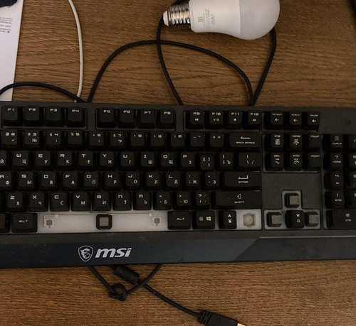 Игровая клавиатура msi vigor gk30