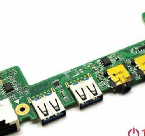 Плата включения+USB+Audio+LAN для нетбука Asus Asu