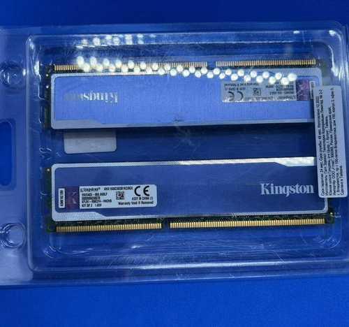 Оперативная память Kingston DDR3 8gb (2x4)