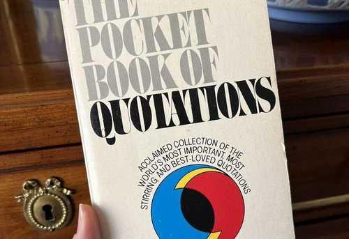 Книга 1952 год The Pocket Book of Quotations
