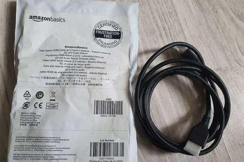 Кабель hdmi 2m Xbox Amazon Ethernet ARC 3D