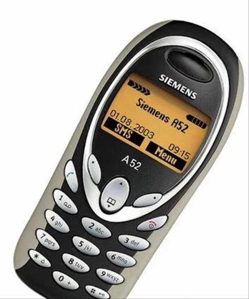 Сотовый телефон Siemens А-52, 2005 г