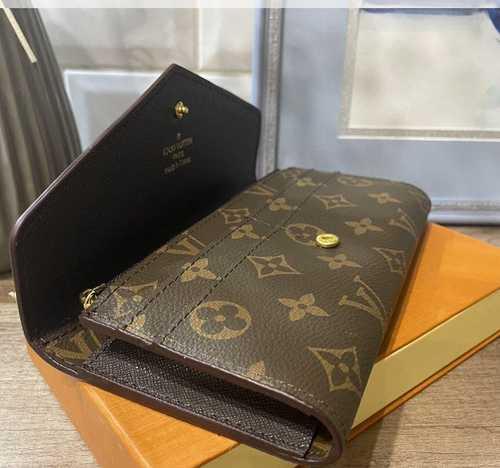 Кошелек женский Louis Vuitton натуральная кожа+кан