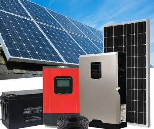 Автономная солнечная энергосистема для дома и дачи