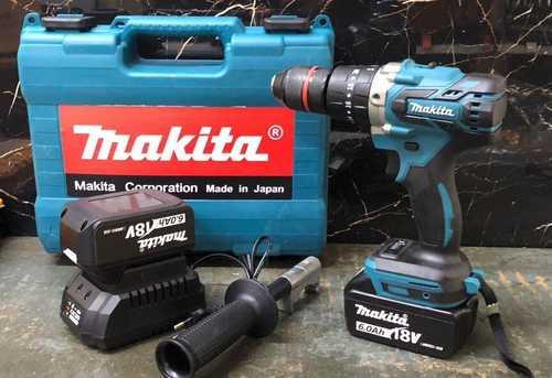 Дрель шуруповерт ледобур makita 18v/13мм