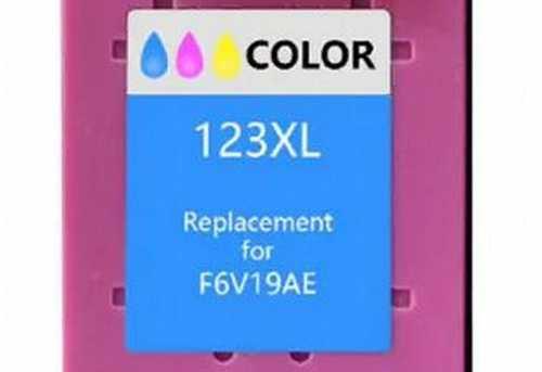 Картридж струйный HP 123XL, цветной