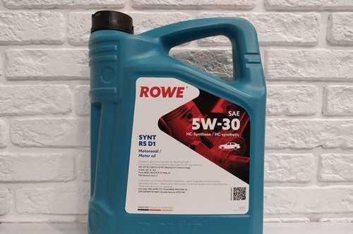 Масло моторное rowe hightec synt RS D1 5W-30 5л