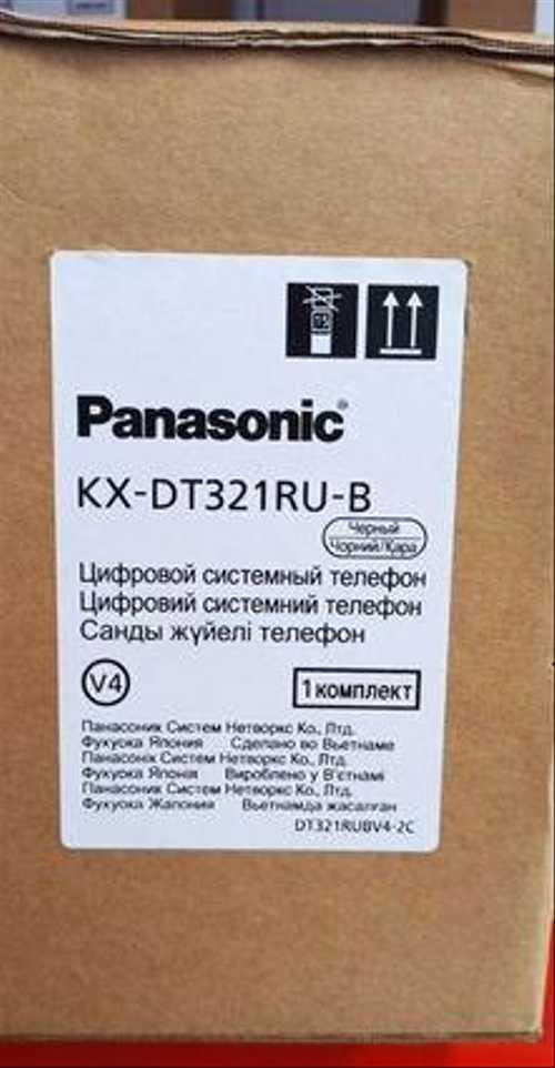 Новый VoIP-телефон Panasonic KX-dt321ru Black