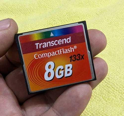 Карта памяти Transcend CompactFlash 8GB 133x CF