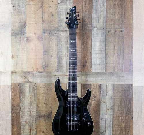 Электрогитара schecter omen 7 gloss black