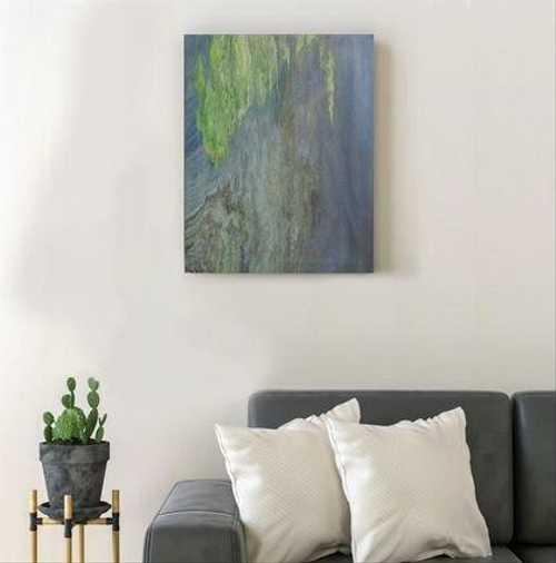 Интерьерная картина "Sea forest" 40х50, флюид