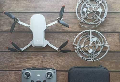 Квадрокоптер dji mini 2 + сумка + защита