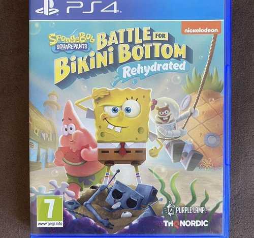 Спанч Боб Battle for Bikini Bottom Rehydrated PS4