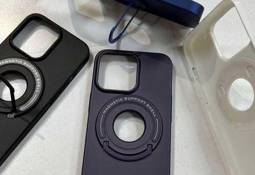 Чехол с подставкой и магнитом для iPhone 13 Pro