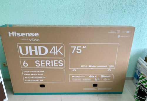 Hisense 75A6K/ 6Series/189см/4К