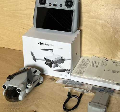 Dji mini 3 pro RC (АКБ 3 цикла)