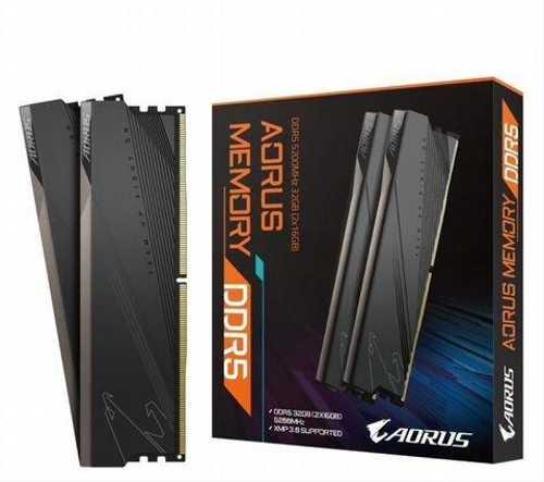 Память Gigabyte aorus DDR5 32GB GP-ARS32G52D5