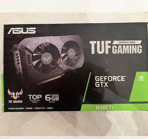 Продам видеокарту Asus GTX 1660 Ti 6Gb