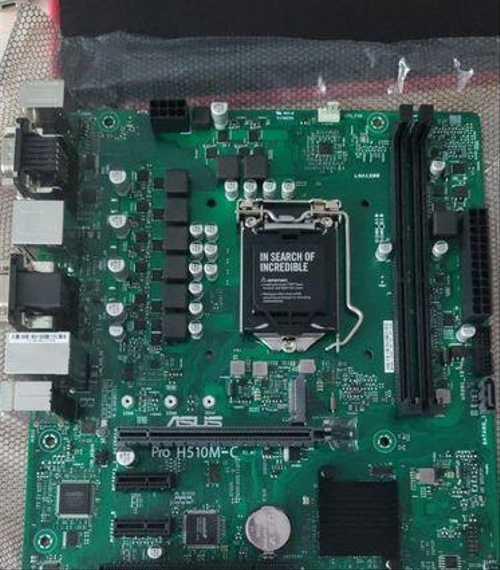 Комплект i3-10300 + asus h510m-c + 2x8 GB 2666