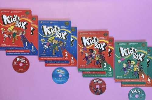 Kids box 1, 2, 3, 4, Updated Second Edition