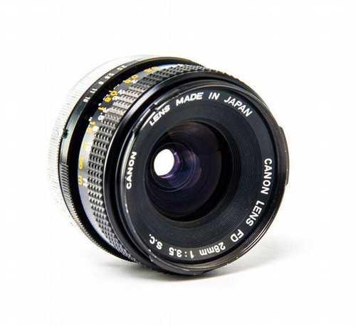 Canon Lens FD 28mm f3.5 S.C
