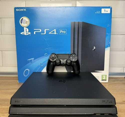 Sony playstation 4 ps4 pro 1tb +49 игр