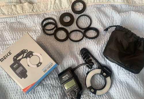 Meike macro ring light вспышка для canon