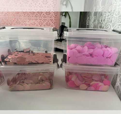 Конфетти, блестки