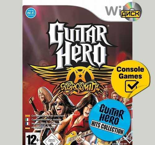 Wii Guitar Hero Aerosmith Новый