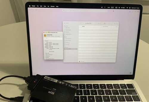 SSD 120 S55 + переходник SATA - USB