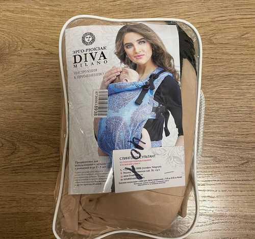 Эргорюкзак слинг Diva Milano Canvas