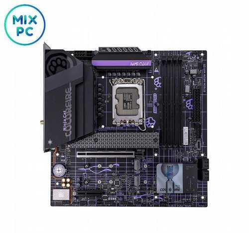 Материнская плата LGA1700 Colorful colorfire B760M-meow wifi D5 purple