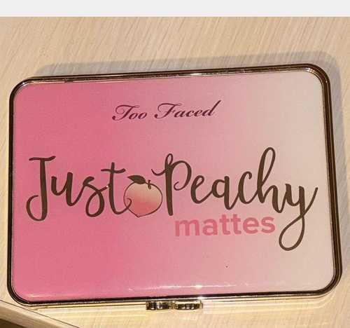 Палетка теней Too faced Just Peachy mattes