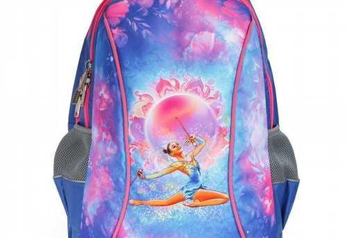 Рюкзак для гимнастики, голубой/розовый 216 XL- 046