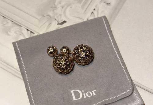 Серьги christian dior