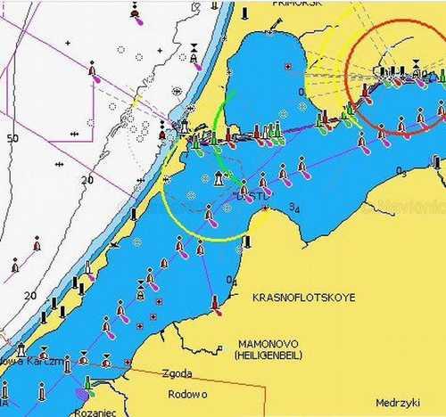 Карта глубин Navionics+52XG