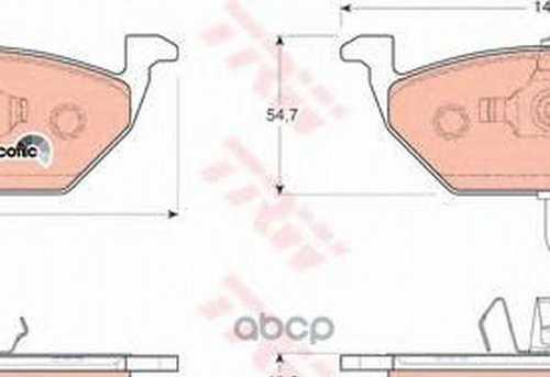 Колодки пер.audi A2, A3/ VW bora, golf IV, polo