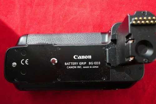 Родная батарейная ручка canon BG-ED3