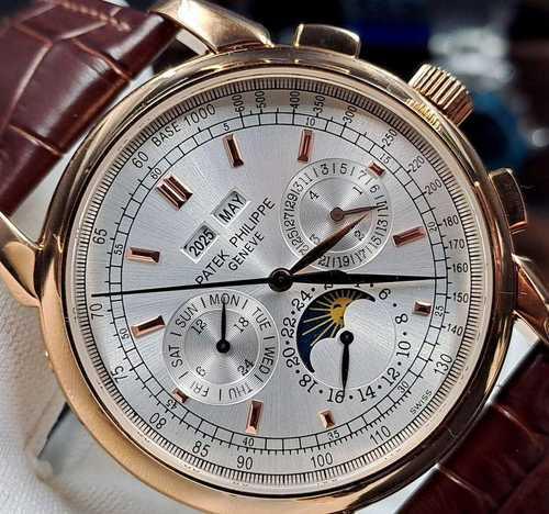 Светлые мужские механические часы Patek Philippe