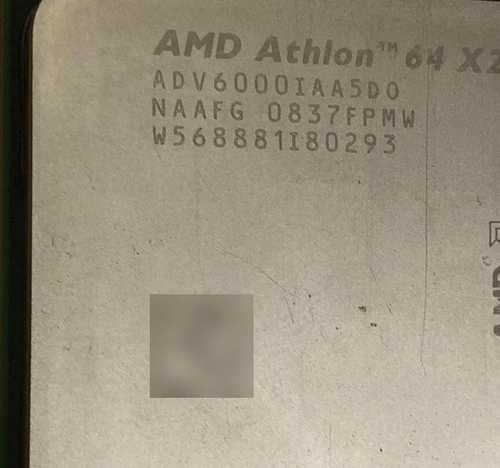 Процессор AMD athlon 64 X2 6000 