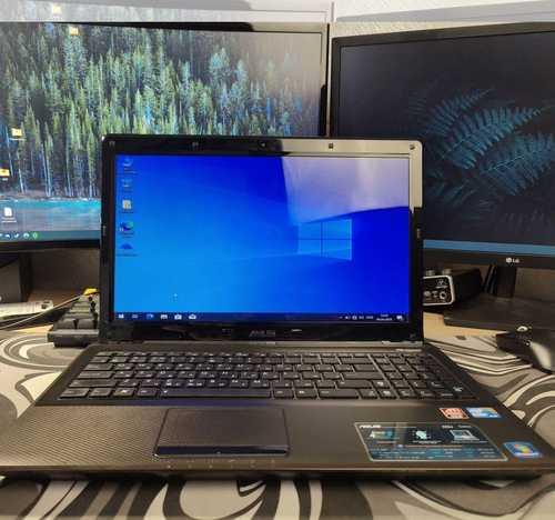 Ноутбук asus K52J i5, SSD500gb, 8GB