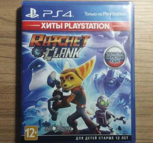 Диск на ps4 "Ratchet Clank"