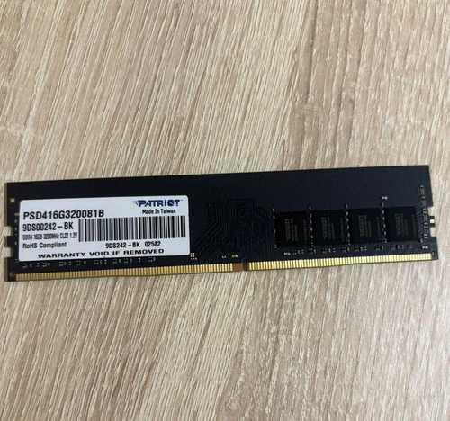 Оперативная память ddr4 16gb 3200 CL22 1.2v